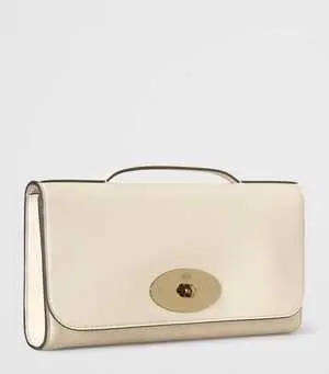Mulberry Leather Lily Clutch Bag