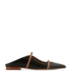 MALONE SOULIERS Leather Maureen Mules - Black