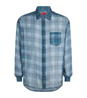 424 Silk Check Shirt