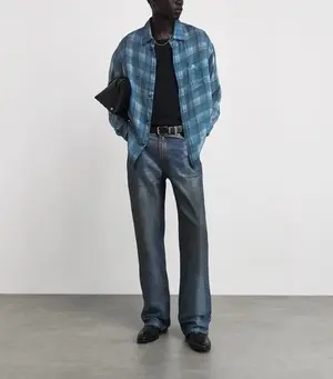 424 Silk Check Shirt