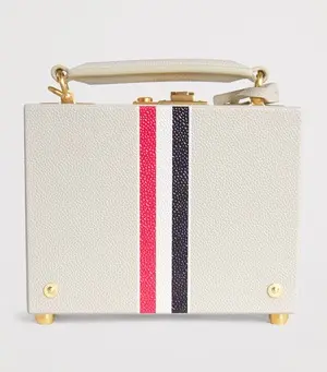 Thom Browne Grained Leather Attaché Top-handle Bag