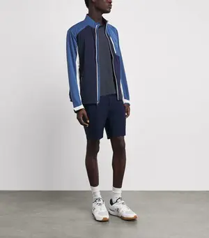 Rlx Ralph Lauren Color-blocked Packable Jacket - Navy