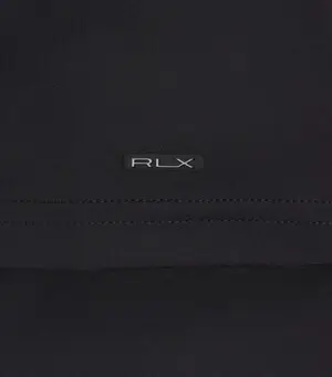 Rlx Ralph Lauren Quarter-zip Polo Shirt - Black