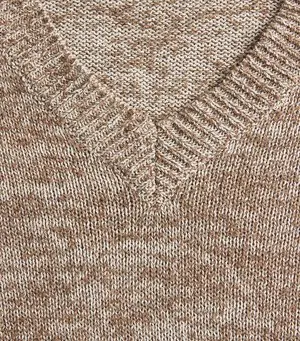 MAISON MARGIELA Wool V-neck Sweater - Brown