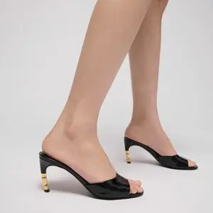 Gucci Castello Bamboo Heel Slides