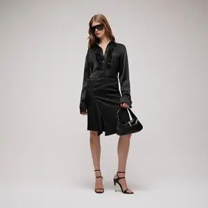 Gucci Castello Leather Sandal - Black