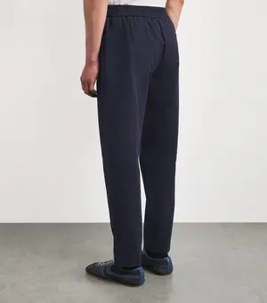 A.p.c. Cotton Pleated Trousers - Navy