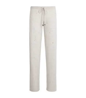 WILLIAM SHARP Cashmere Crystal-embellished Sweatpants
