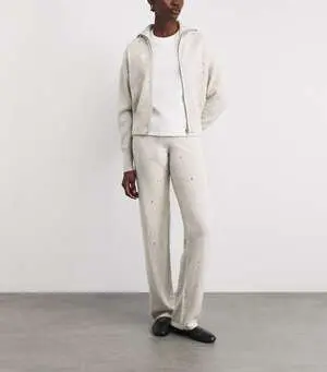 WILLIAM SHARP Cashmere Crystal-embellished Sweatpants