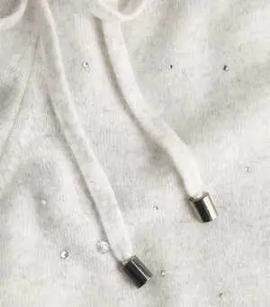WILLIAM SHARP Cashmere Crystal-embellished Sweatpants
