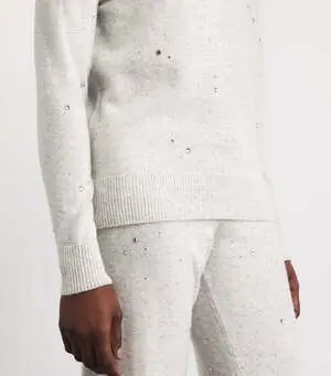 WILLIAM SHARP Cashmere Swarovski Crystal-embellished Sweater