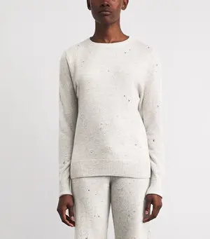 WILLIAM SHARP Cashmere Swarovski Crystal-embellished Sweater