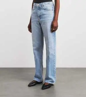 FRAME Vertical Straight Jeans - Blue