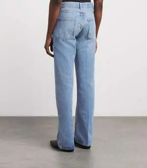 FRAME Vertical Straight Jeans - Blue