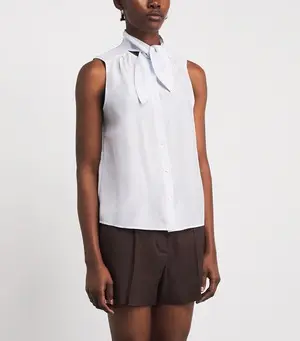 FRAME Silk Stripe The Novelist Shirt