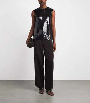 ESSE STUDIOS Sequin Luminessa Sleeveless Top