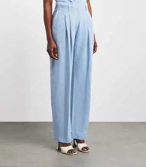 Nanushka Hettie Pleated Barrel-leg Trousers