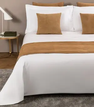 Frette Suede Bed Runner