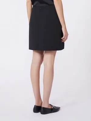 Max Mara Stretch Gabardine Mini Skirt