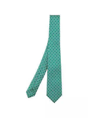Kiton Geometric-pattern Tie