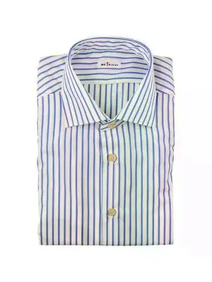 Kiton Vertical-stripe Shirt - White