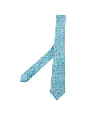 Kiton Floral-print Neck Tie