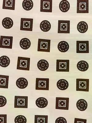Kiton Geometric Print Neck Tie - Neutrals