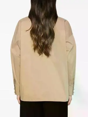 Max Mara Embellished Collar Shirt