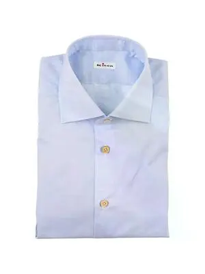 Kiton Spread-collar Shirt - Blue