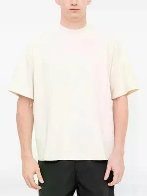JOE CHIA Raw-cut-hem T-shirt - White