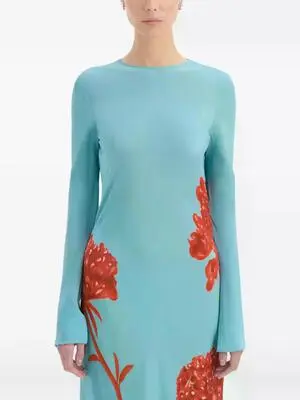 SIR. Amelie Long Sleeve Maxi Dress