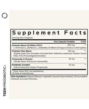 CODEAGE Teen Probiotic Plus 25b Cfu