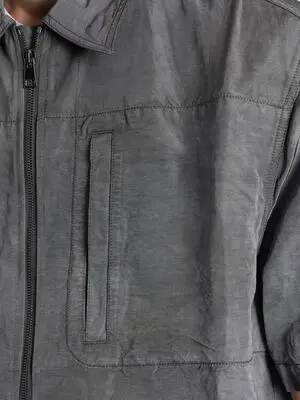 ROBERTO COLLINA Zip-up Short-sleeve Shirt