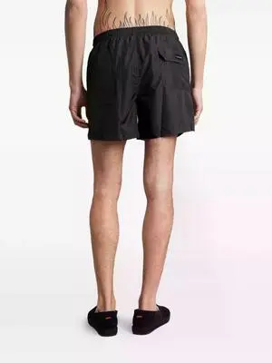 Tagliatore Swim Shorts With Logo Patch