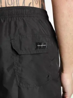 Tagliatore Swim Shorts With Logo Patch