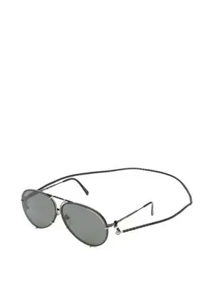 Porsche Design Pilot-frame Sunglasses - Black