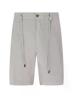 MYTHS Drawstring Waist Shorts - Grey