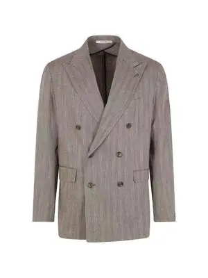 Tagliatore Herringbone Double-breasted Suit