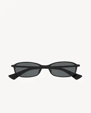 Saint Laurent Sl 934 Mia Oval Sunglasses - Black