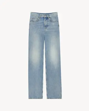 Saint Laurent Neo '90s High-rise Baggy Jeans - Dark Summer Blue