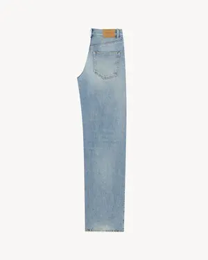 Saint Laurent Neo '90s High-rise Baggy Jeans - Dark Summer Blue
