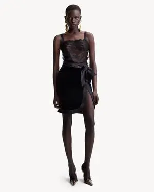 Saint Laurent Lace Camisole - Noir