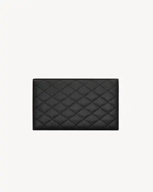 Saint Laurent Pouch In Grain De Poudre Leather