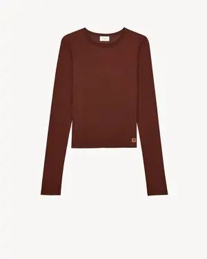 Saint Laurent Long Sleeve Performance Tops For Women