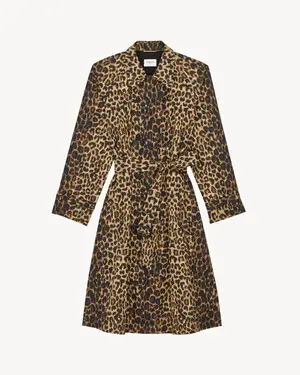 Saint Laurent Trench Coat - Leopard