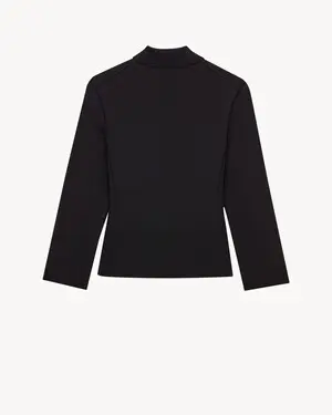 Saint Laurent Wool Polo Cardigan