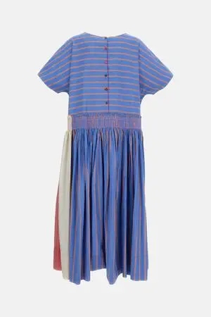 Pero Short-sleeved Dress With Patchwork