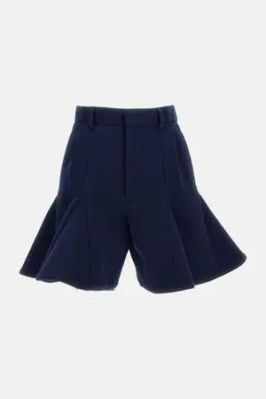 Anrealage Flared Shorts With Triangular Inserts