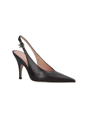 GIANVITO ROSSI Sofia 95 Slingback Pumps - Brown