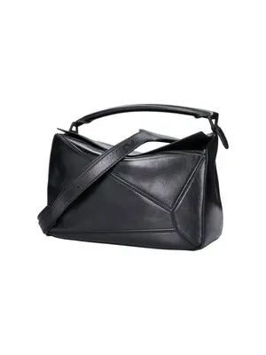 Loewe Large "puzzle" Shoulder Bag - Black